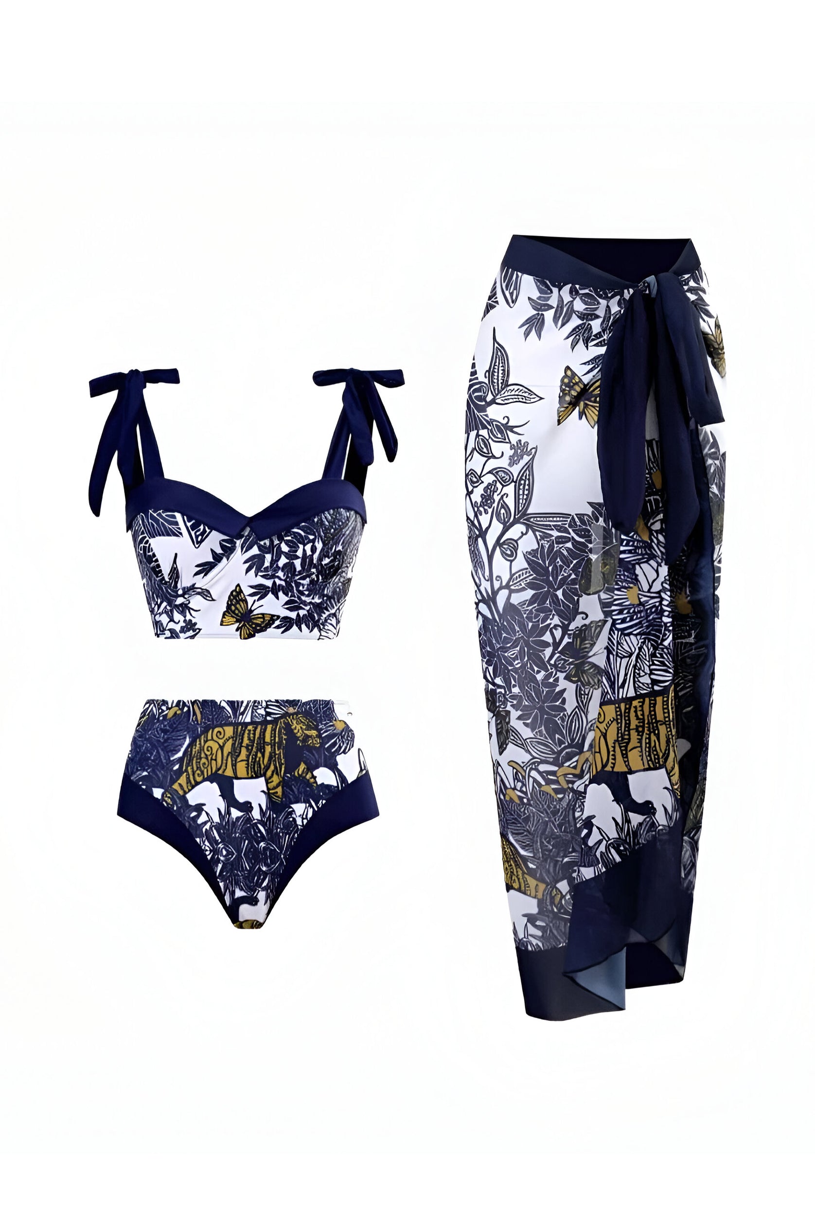 Summer Splash Swimsuit With Skirt – Blinktrends.com.kw