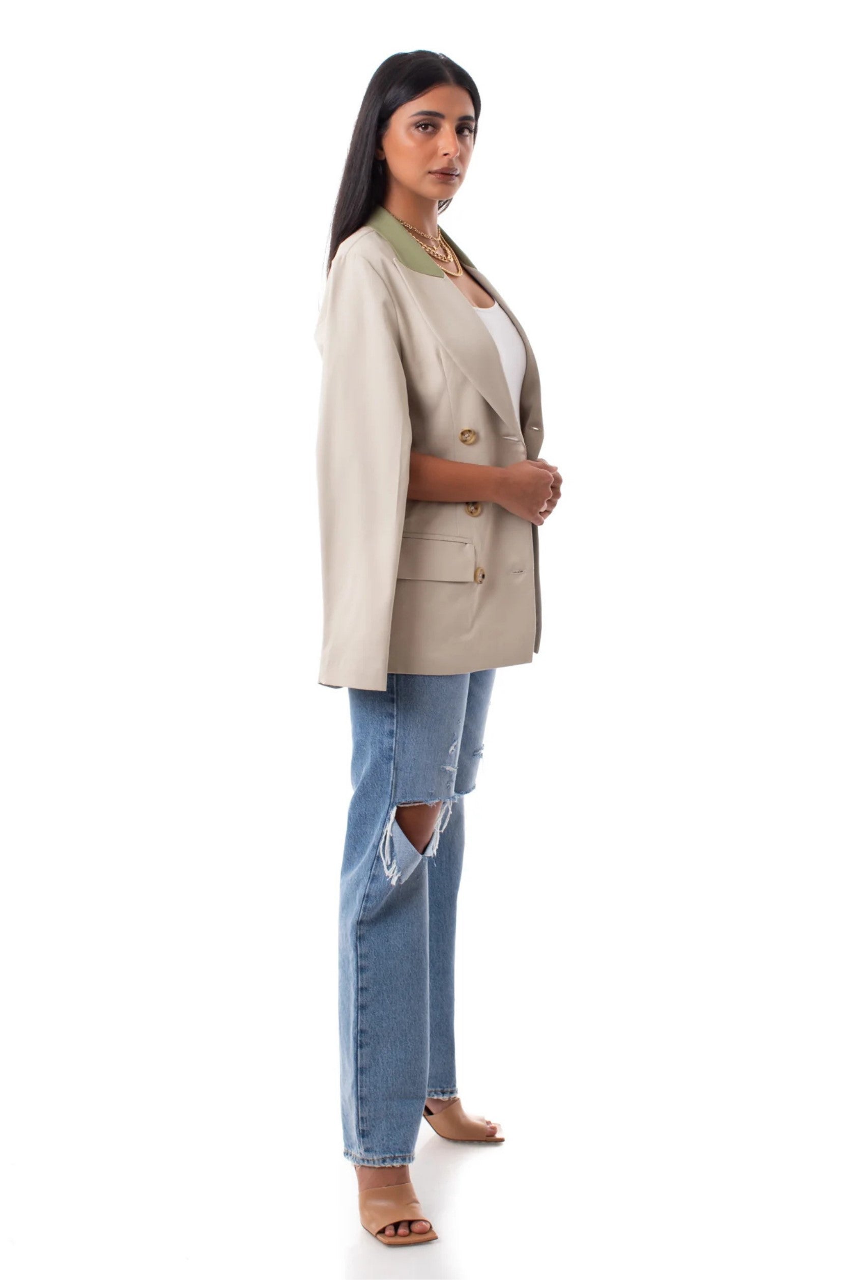 Half Cape Half Blazer – Blinktrends.com.kw